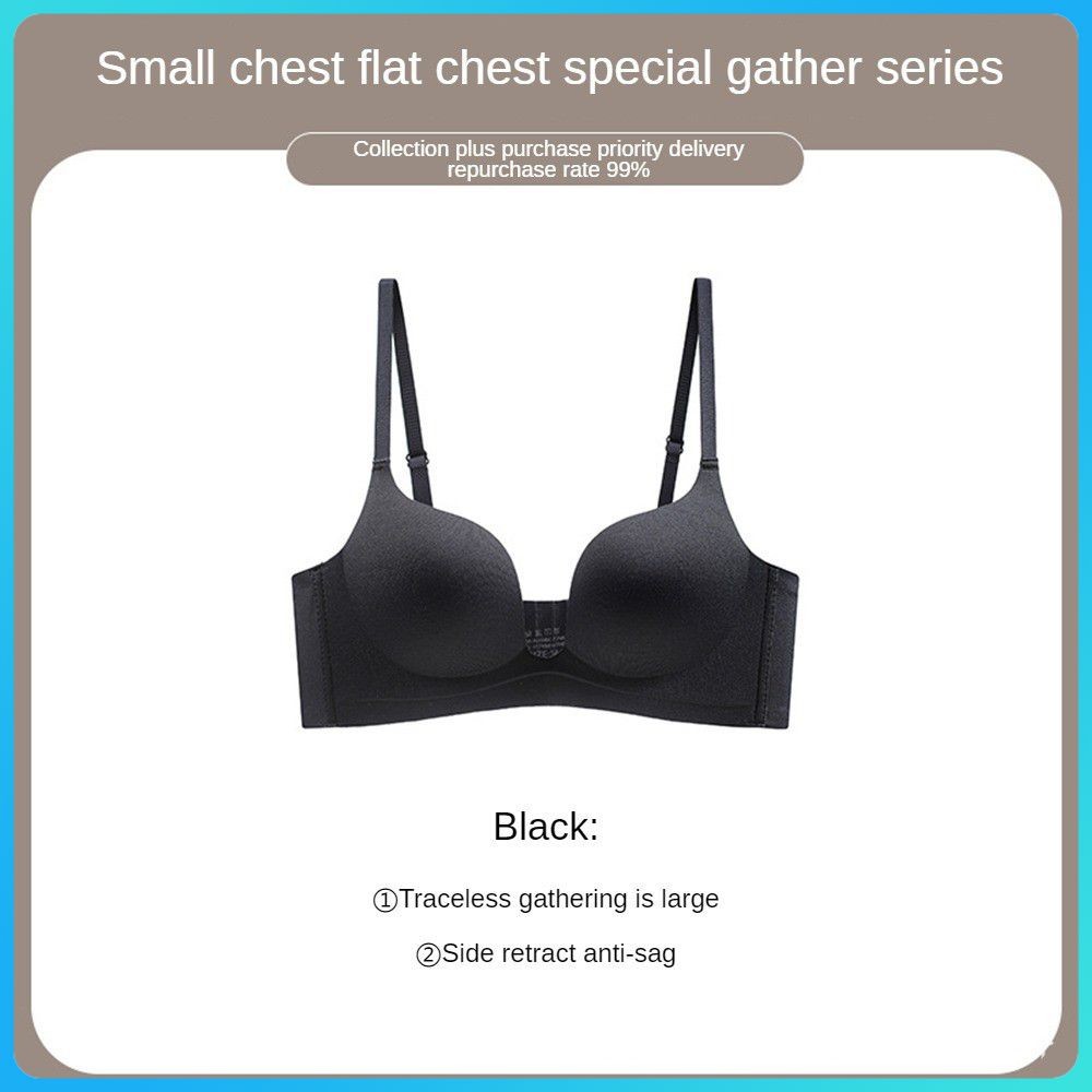 Japanese Seamless Underwear Wireless Light Small Bra Comfortable Bra ...