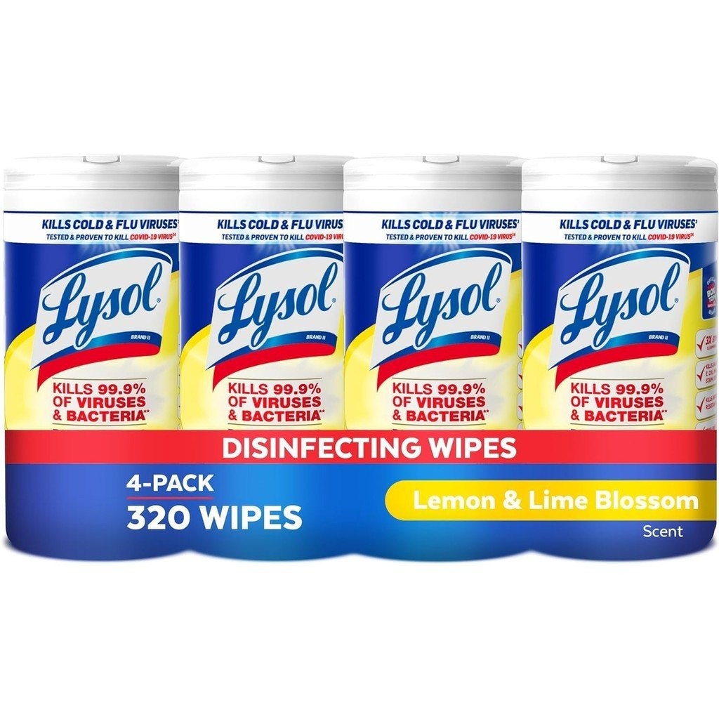 Lysol Disinfectant Wipes, Multi-Surface Antibacterial Cleaning Wipes ...