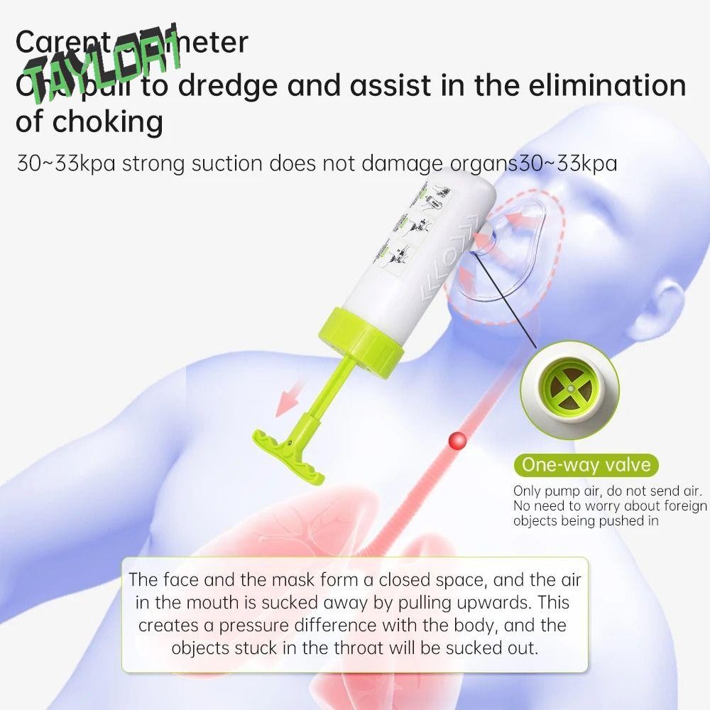 TAYLOR1 Choking Emergency Device, Breathing Trainers Portable Anti ...