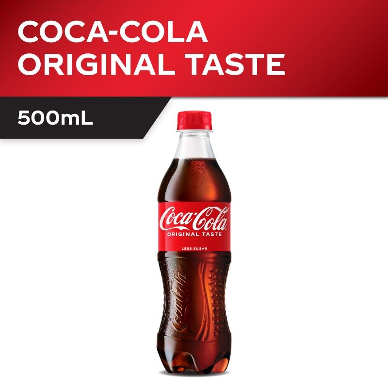 Coca-Cola Original Taste Bottle, 500ml | Shopee Singapore