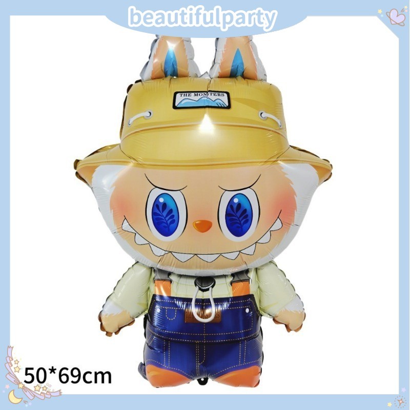 LABUBU aluminum film cute balloons LABUBU letter shaped balloons party ...