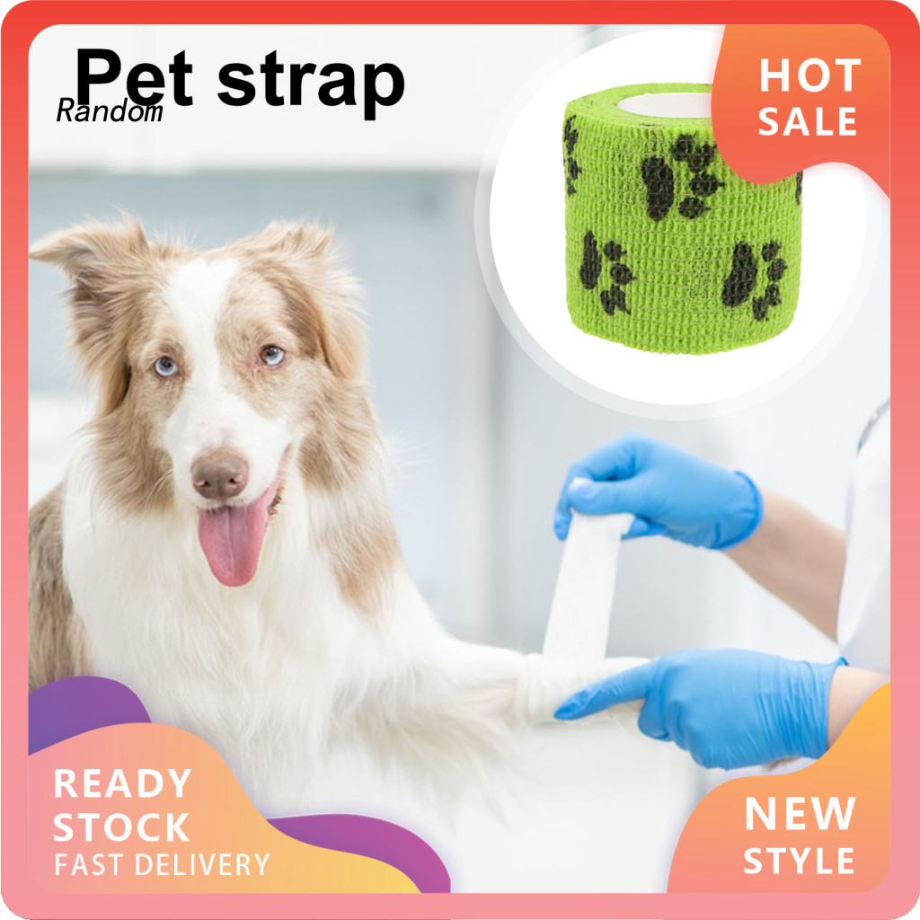 RAN Supportive Pet Wraps Pet Self-adhesive Bandages 12 Rolls Pet Claw ...