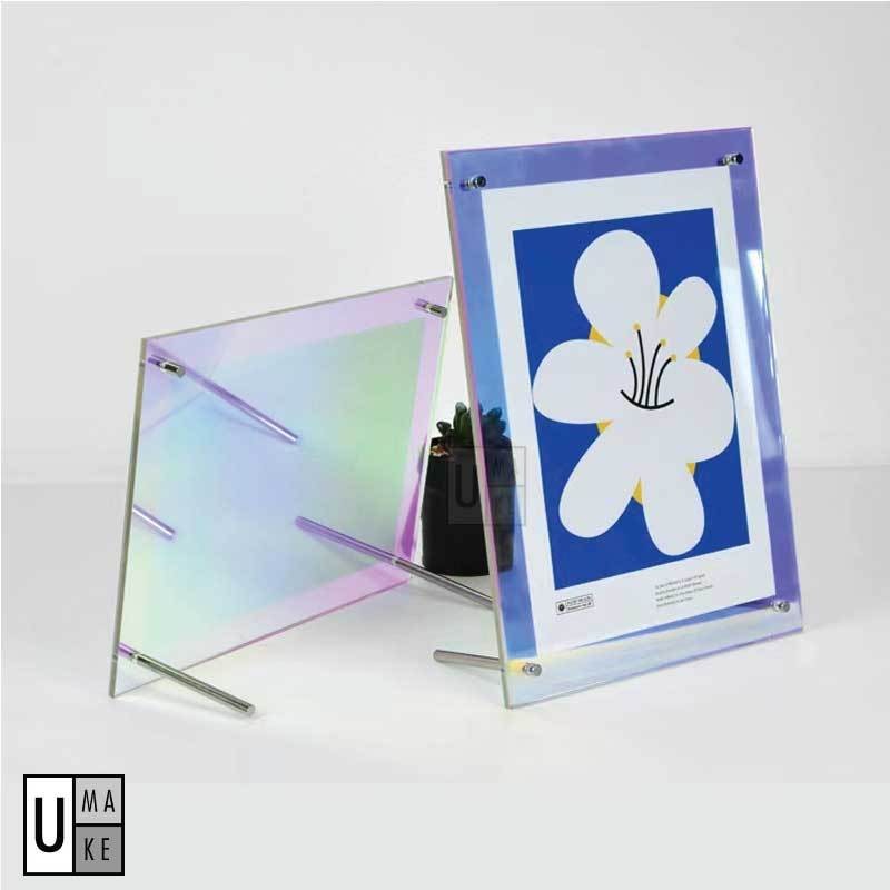 Colour Frame Photo Picture Frame Acrylic Certificate Art Poster Display ...