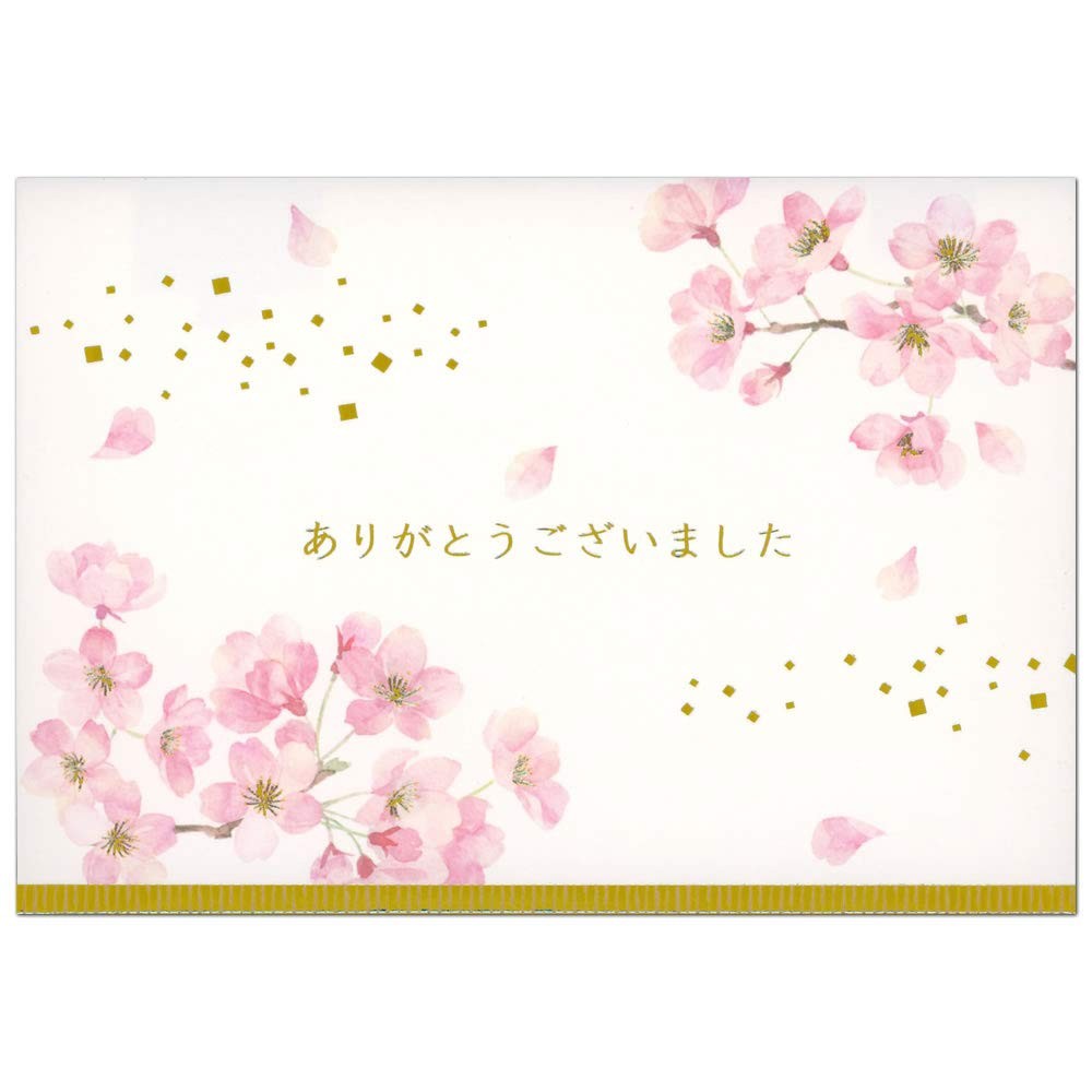 Sanrio Message Card Entrance Graduation Watercolor Cherry Blossom ...