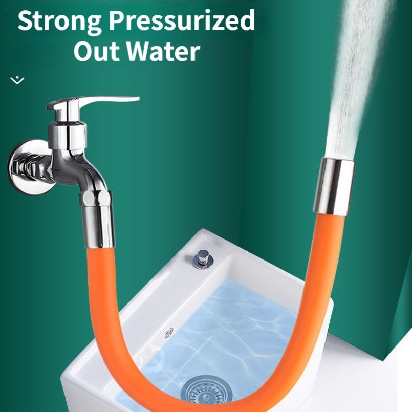 Silicone Hose Kitchen Faucet Extension Hose Bathroom Extension Water ...