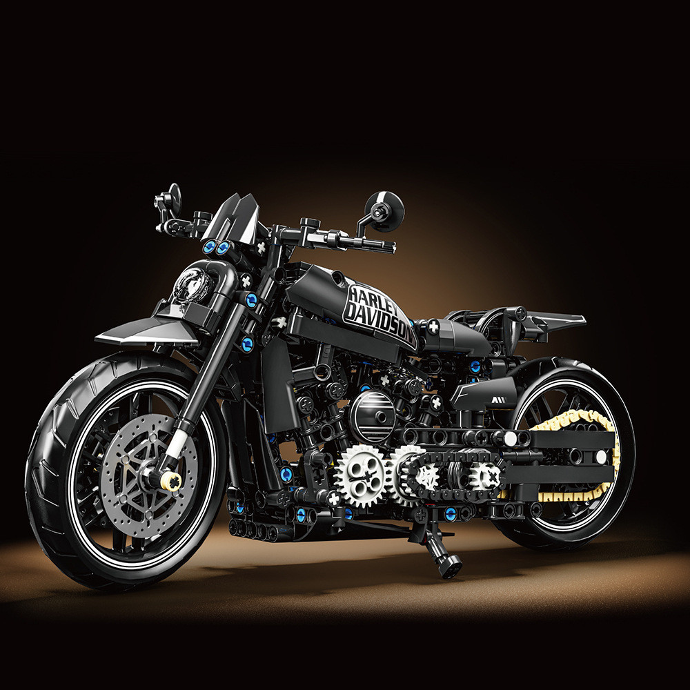 Ray Cat Harley Motorcycle Ducati Mechanical Building Block Model ...