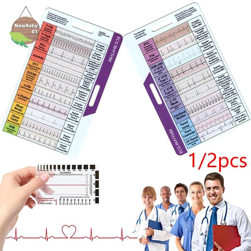 Nebaby Ecg 7 Step Ruler 7 Step Scale For Ecg Observation Portable Transparent 7step Ruler ...