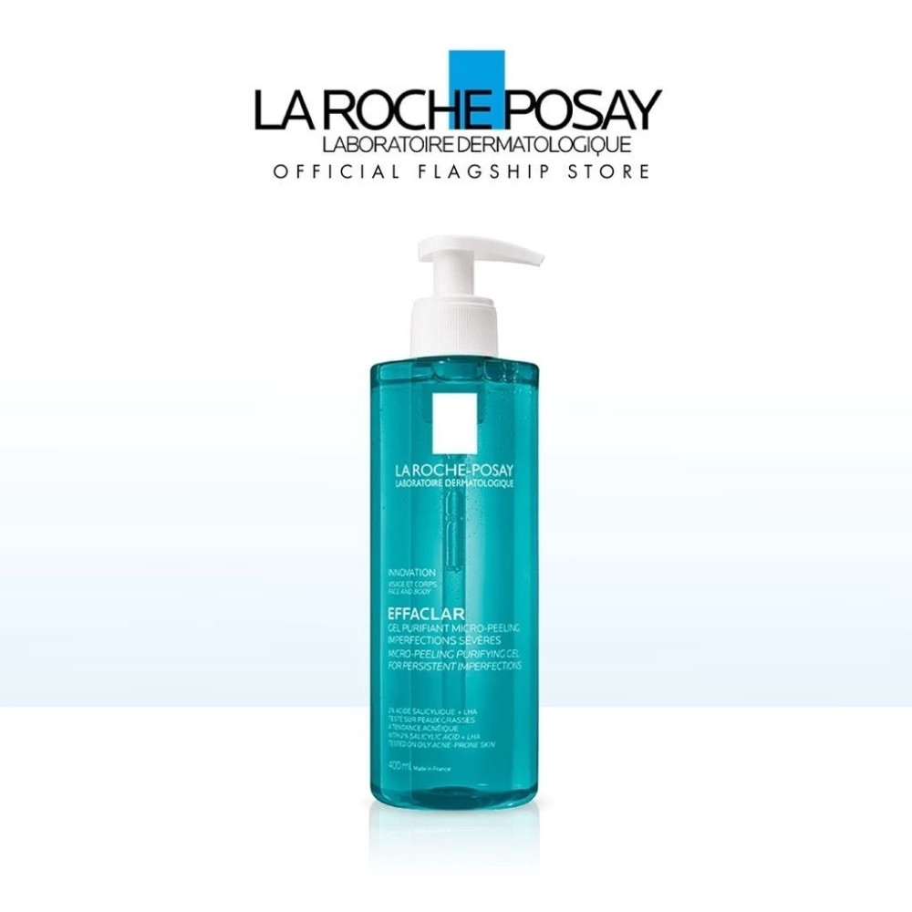 LA ROCHE-POSAY Effaclar Micropeeling Purifying Gel-400ml | Face Wash ...
