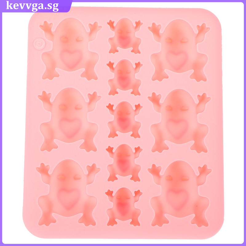 📦 Cake Mold Frog Cookie Decorating Soap Molds Silica Gel Making Kit ...