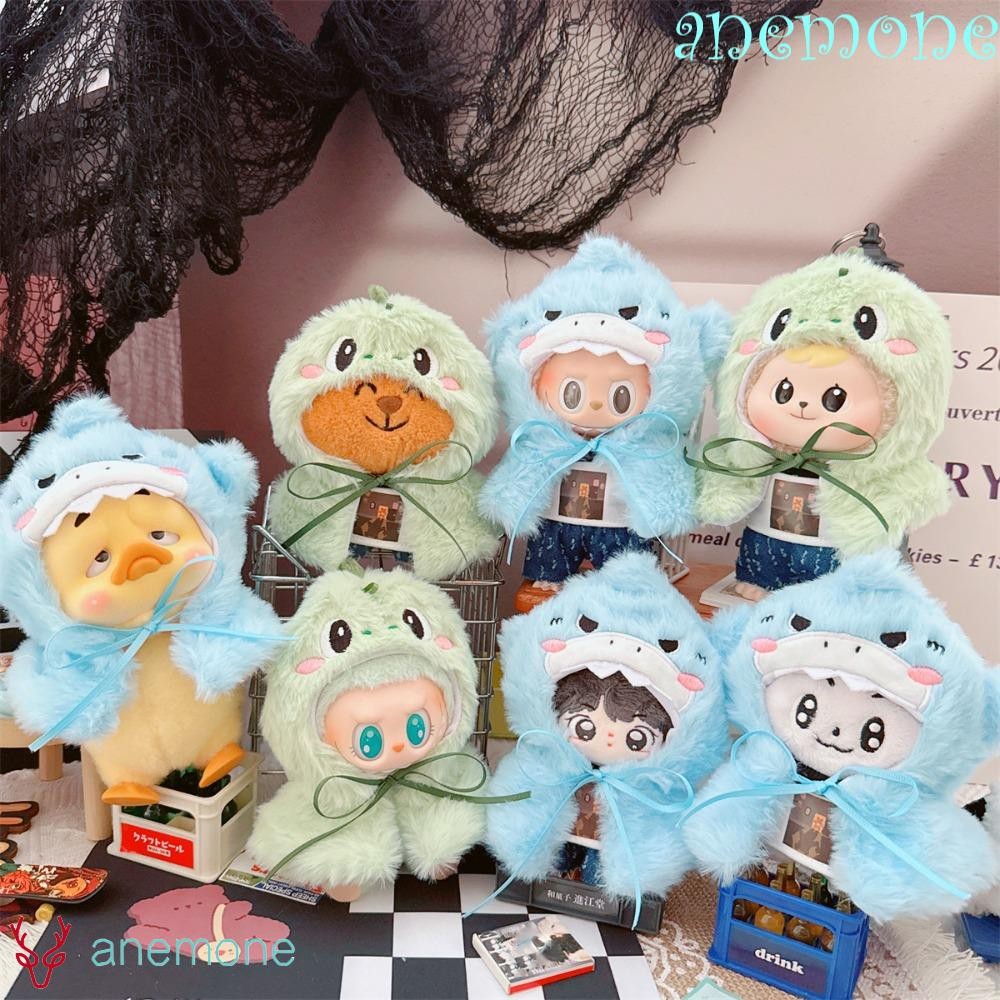 ANEMONE Labubu Doll's Clothes, Shark Animal 17cm Labubu Time Clothes ...