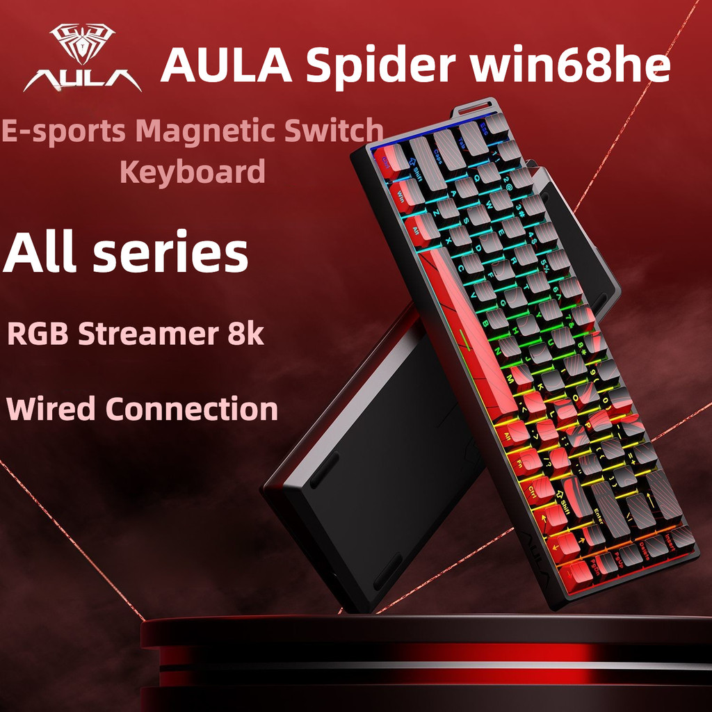 AULA WiN60/68HE Magnetic Switch Keyboard RT Gaming Customized Wired ...