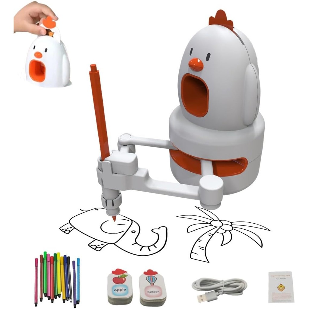 Drawing Robot for Kids with 130 Cards - Voice Interactive Drawing ...