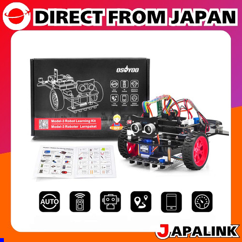 OSOYOO for Arduino Model 3 V2.0 Arduino DIY Robot Car Kit UNO R3 PCB ...