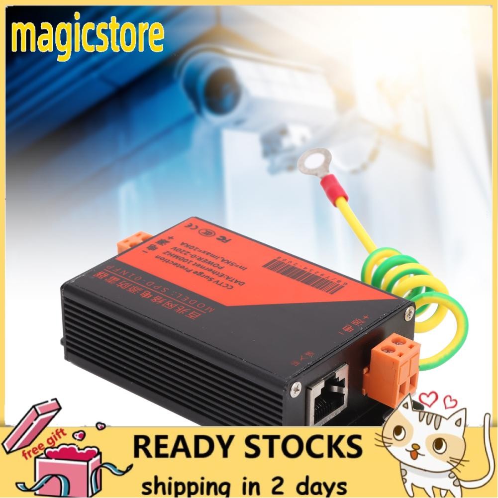 Magicstore Ethernet Surge Protector Monitoring System RJ45 Suppressor ...