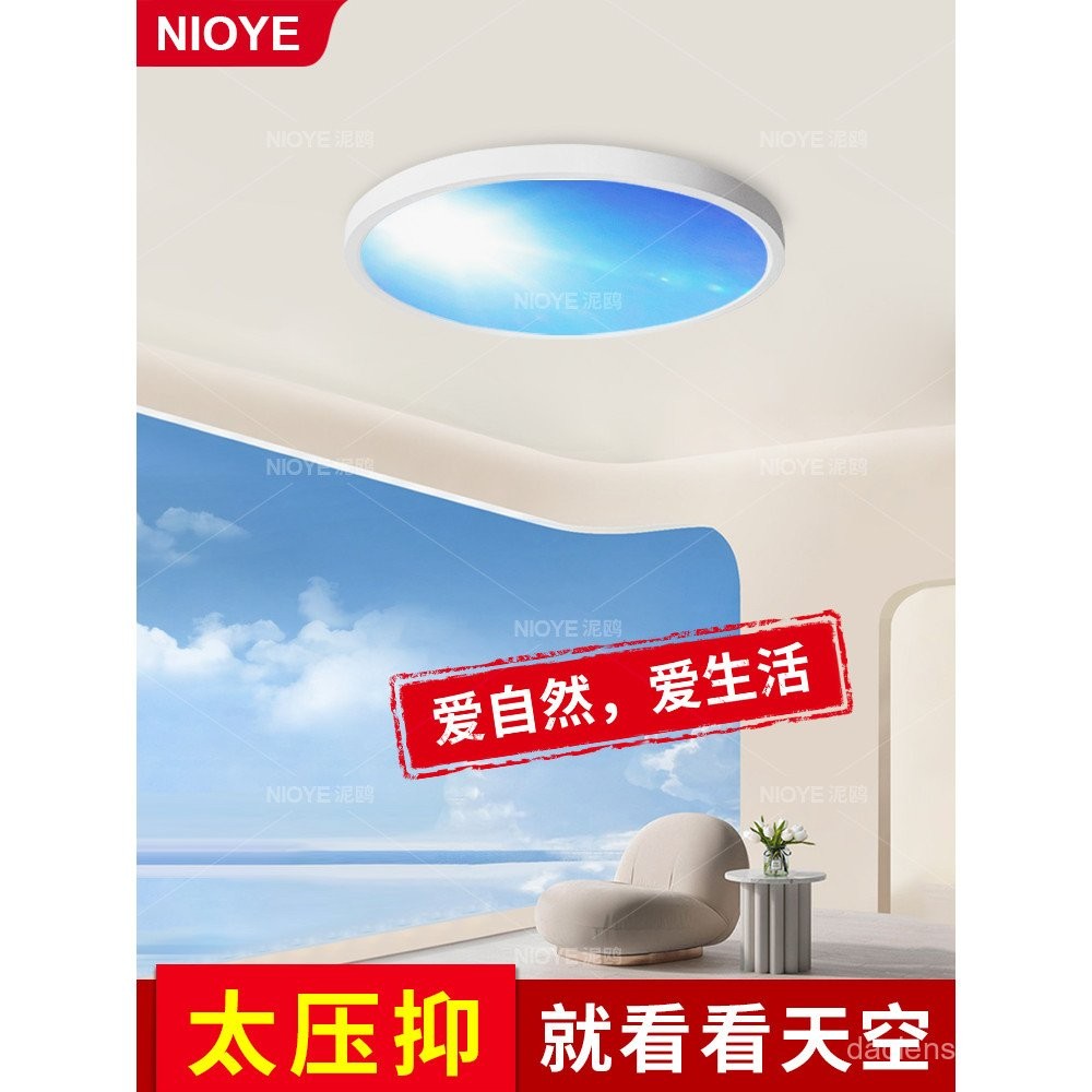 Round Sky Light Natural Light Third Generation Open-Mounted Bedroom ...