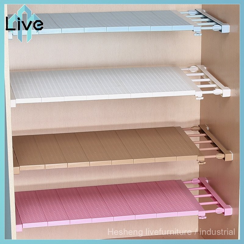 Wardrobe Partition Shelf Cabinet Storage Rack Closet Divider Shelf ...