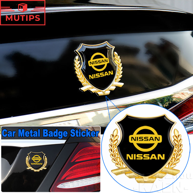 Nissan 3D Car Logo Metal Sticker Car Logo Badge Car Decal Emblem For ...