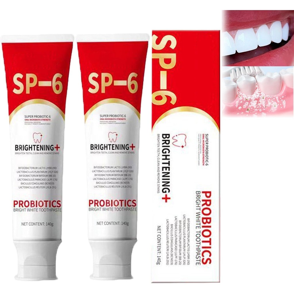 Sp6 Probiotic Whitening Toothpaste, Sp-6 Ultra Whitening Toothpaste ...