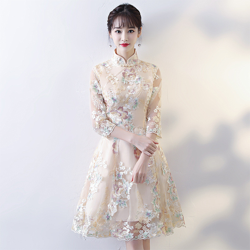 Women Cheongsam Dress 新年旗袍 Chinese New year Clothes Cny clothes qipao ...