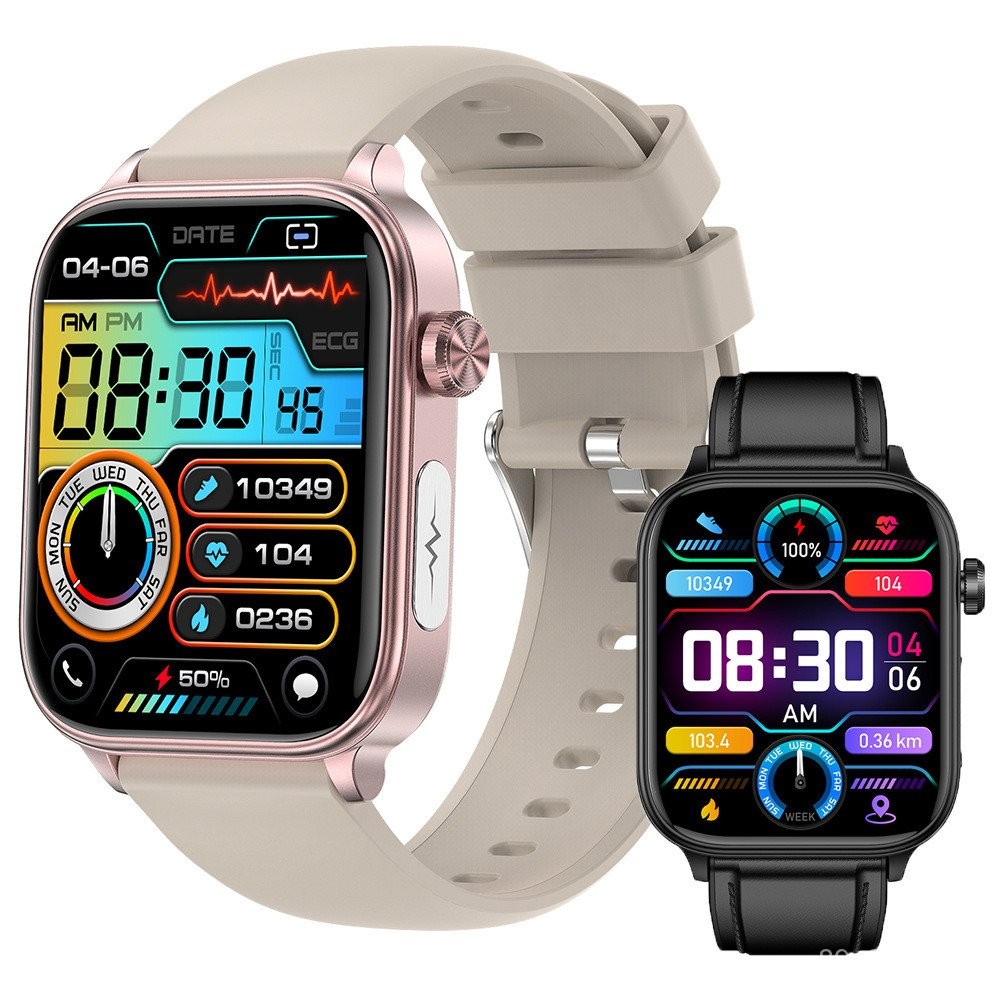 New ET570Smart Watch Bluetooth Calling ECG ECG Function Non-Invasive ...
