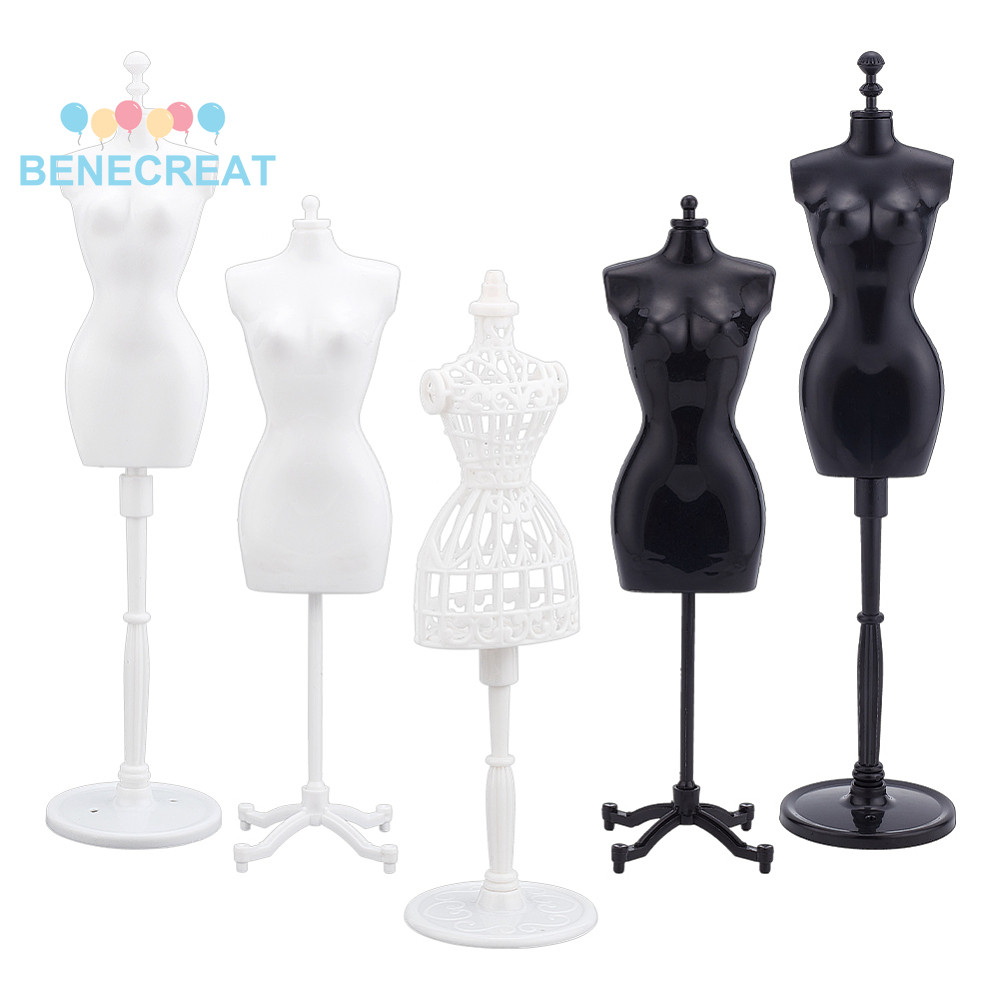 BENECREAT 1Bag 5 Sets Mini Mannequin Display Model Plastic Display ...