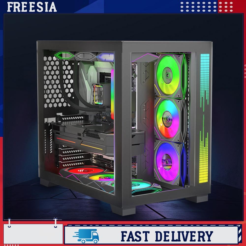 120mm ARGB Case Cooler Fan 4pin PWM Chassis Cooling Fan 800-1800RPM 71 ...