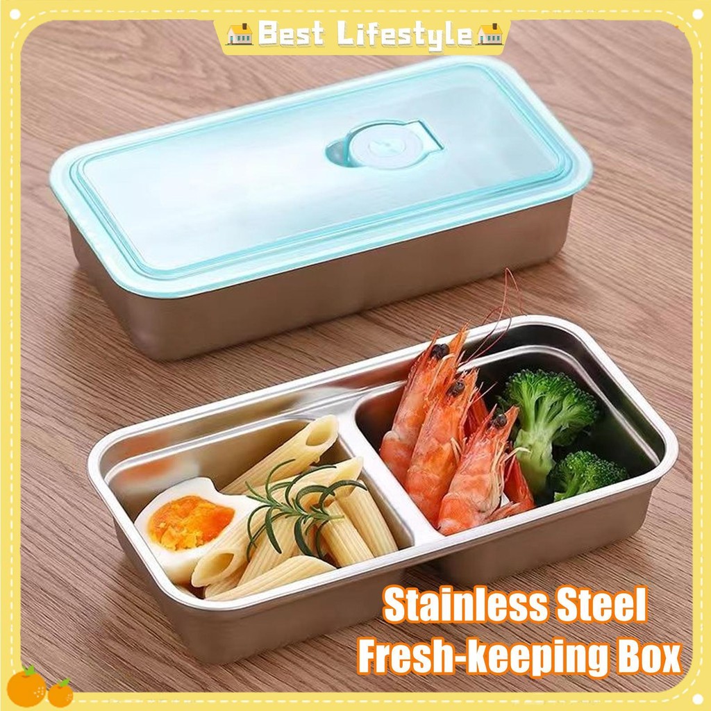 Stainless Steel Snack Box Containers Food Storage Meal Prep Container ...