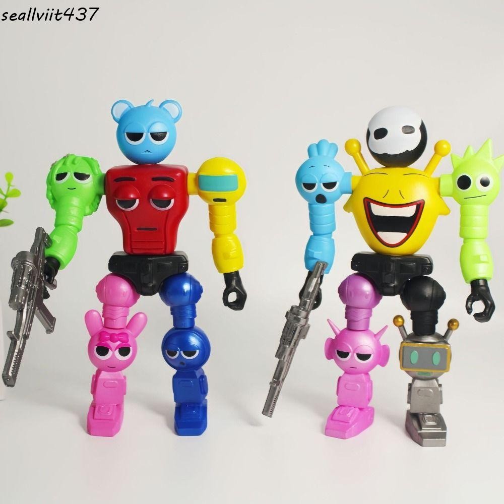 SEALLVIIT Sprunki Mode Toys, Movable Assembly Sprunki Incredibox Action ...