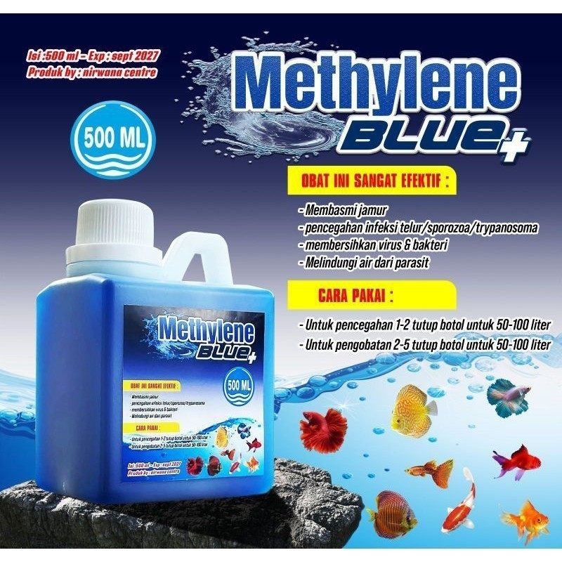 Methylene Blue 500 ML Methaline Methylene Blue Methylene Blue Anti ...