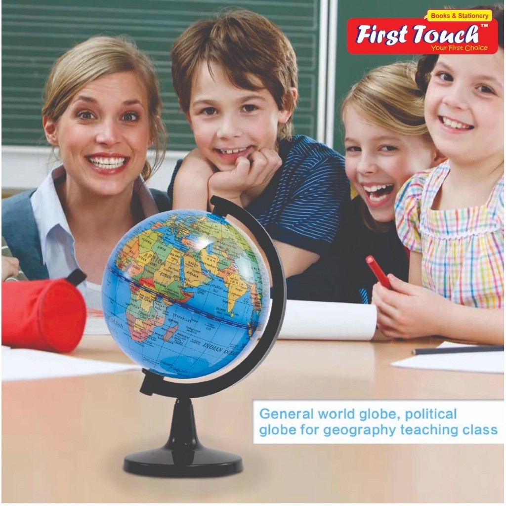360 Rotating Globe World Earth Atlas Map World Map (25cm/ 20cm / 32cm ...