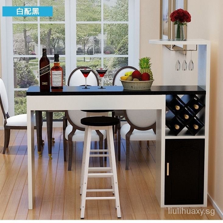 Hallway Simple Modern Bar Counter Bar Counter Wine Cabinet Wall Living ...