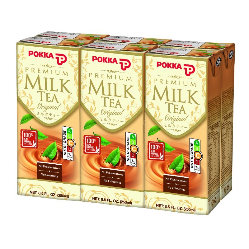 Pokka Premium Milk Tea 6sx250ml | Shopee Singapore