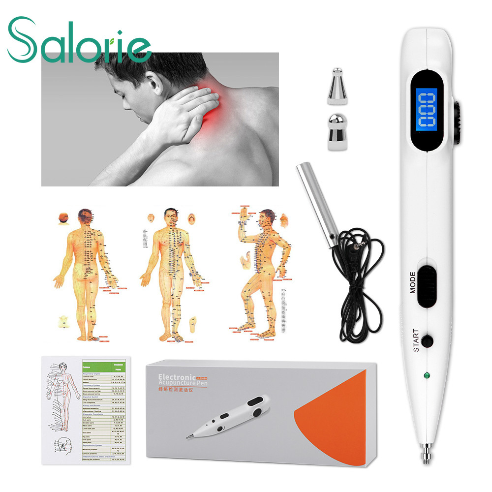 Electric Acupuncture Pen Meridian Massage Energy Physiotherapy Pen ...