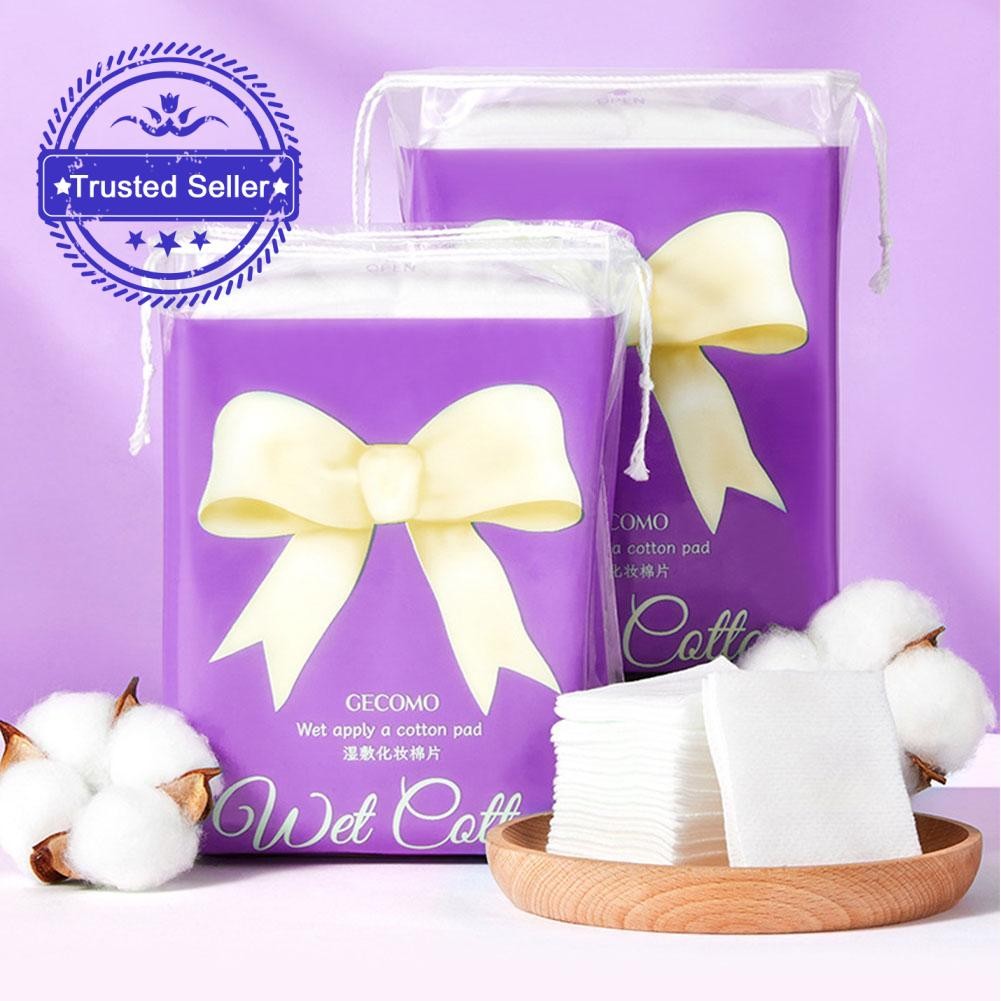 Gecomo Wet Compress Cotton Pads Stretchable Pads Cotton Disposable ...