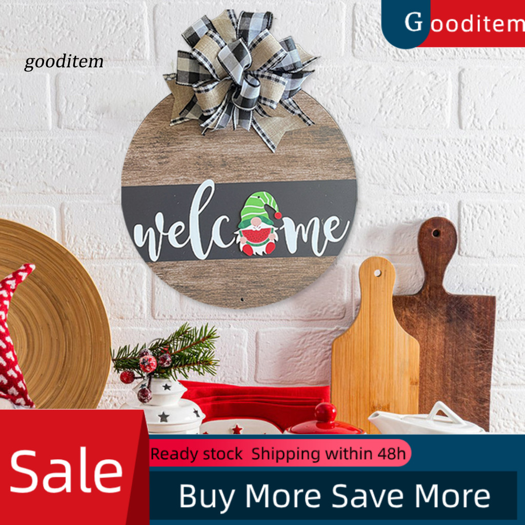 [Gooditem] Welcome Sign for Front Door Rustic Farmhouse Welcome Decor ...