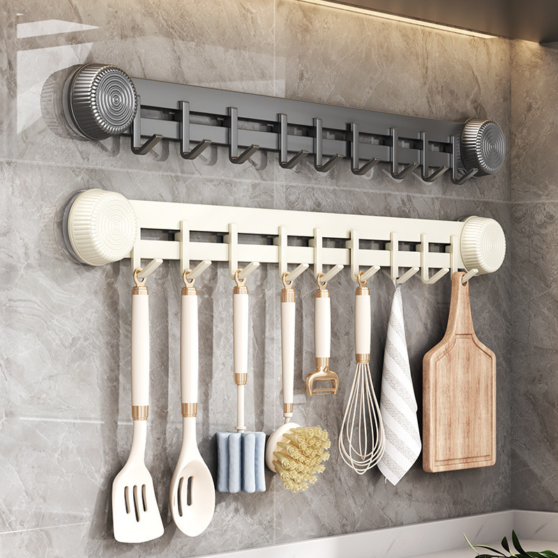 Suction Cup Kitchen Bathroom Hook, Multi-fuciton Utensils Cltoh Hanging ...