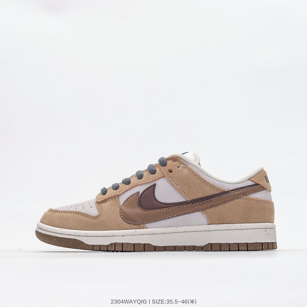 Nike SB Dunk Low SE "85 Double Swoosh/Grey/Brown" Slam Dunk Series Low ...