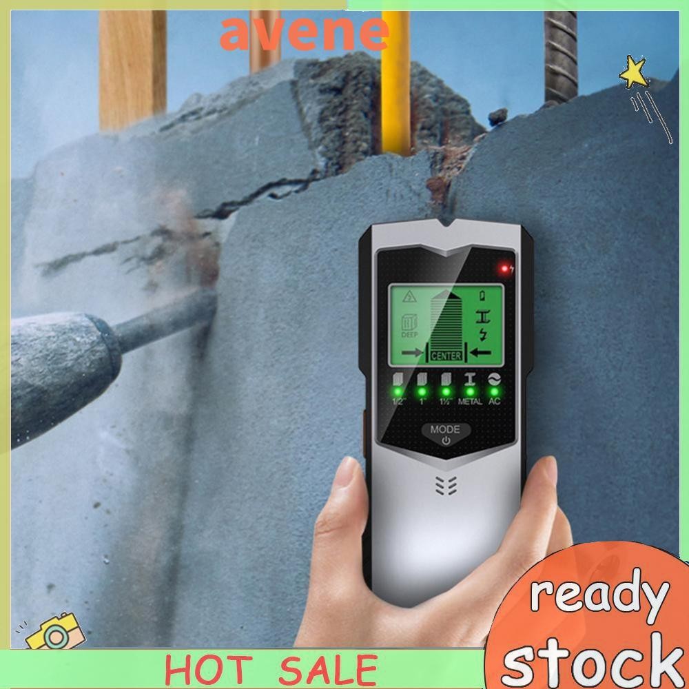 5 In 1 Digital Metal Wall Detector LCD Screen for Metal Nonmetal AC ...
