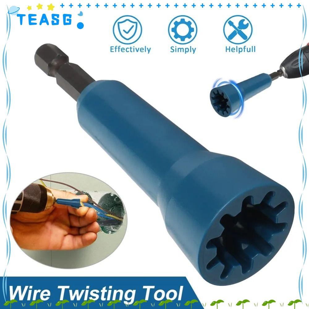 TEASG Electrician Wire Twisting Tools, 1/4" Chuck Enhanced Wiring ...
