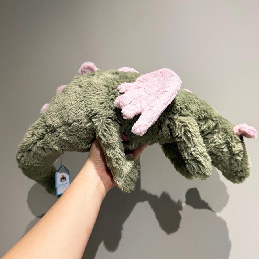 New 50cm Jellycat Malachy Dragon Plush Toy Dragon Pillow Soft Companion ...