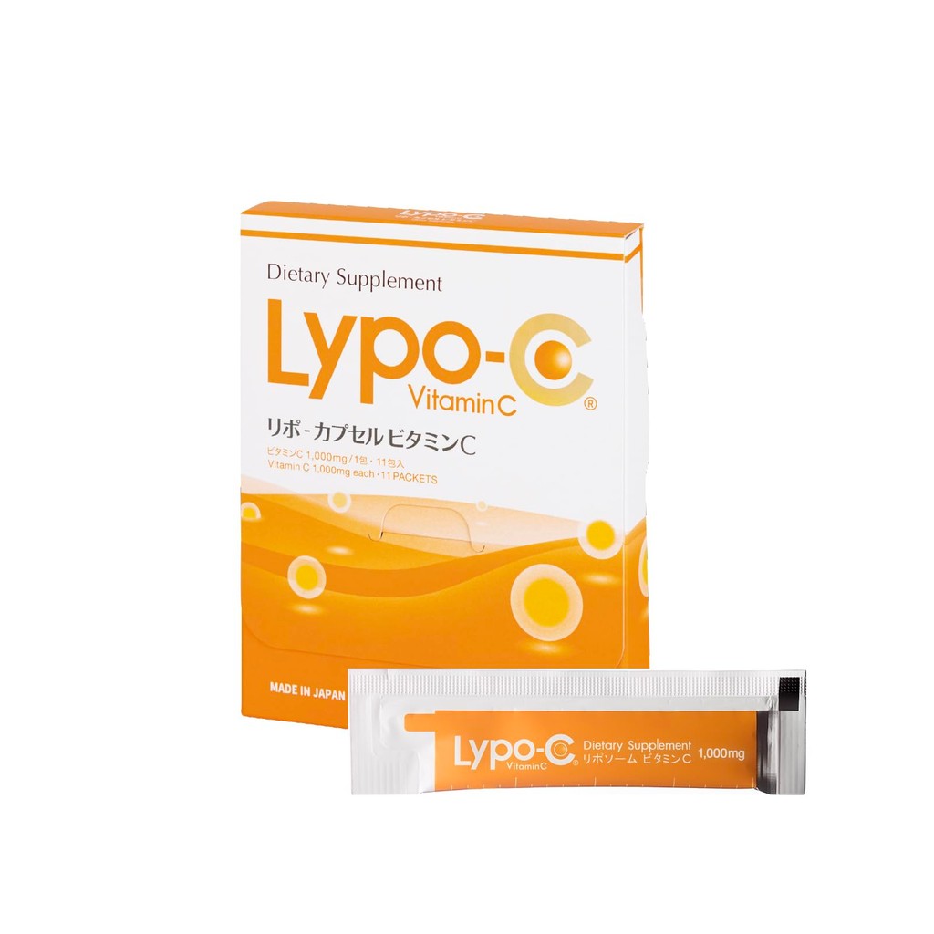 Official Lypo-C Liposomal Vitamin C 11-pack Individual Packaging Box Liquid Supplement Made in ...