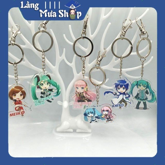 Mica Vocaloid keychain with characters Miku and other singers - Sharp 2 ...