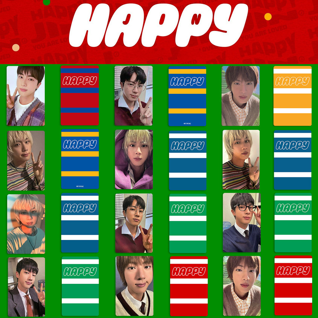 Kpop Idol JIN HAPPY Album Photocards | Shopee Singapore