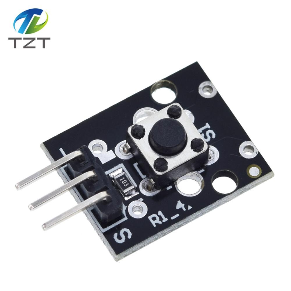 DIY KY-004 3pin Button key switch Sensors module for Arduino DIY ...