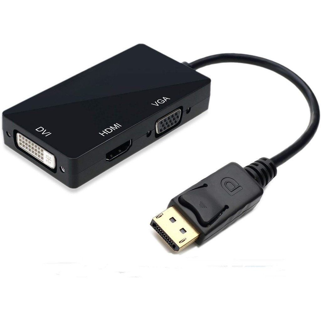 Multi-Function Displayport Dp to HDMI/DVI/VGA Male to Female 3-in-1 ...