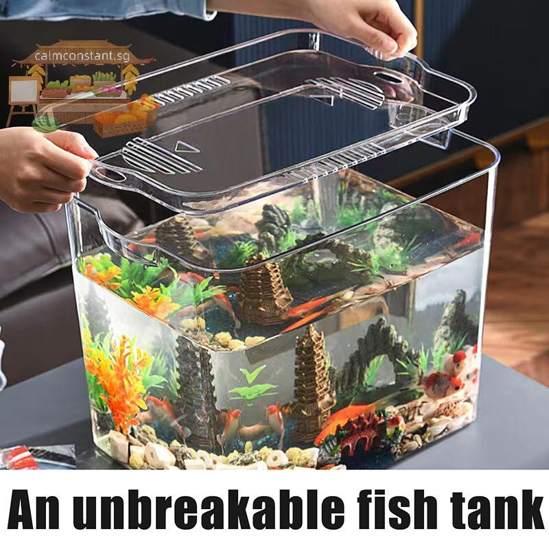 Ca> Fall Prevention Explosion-proof Fish Transparent PET Desktop ...