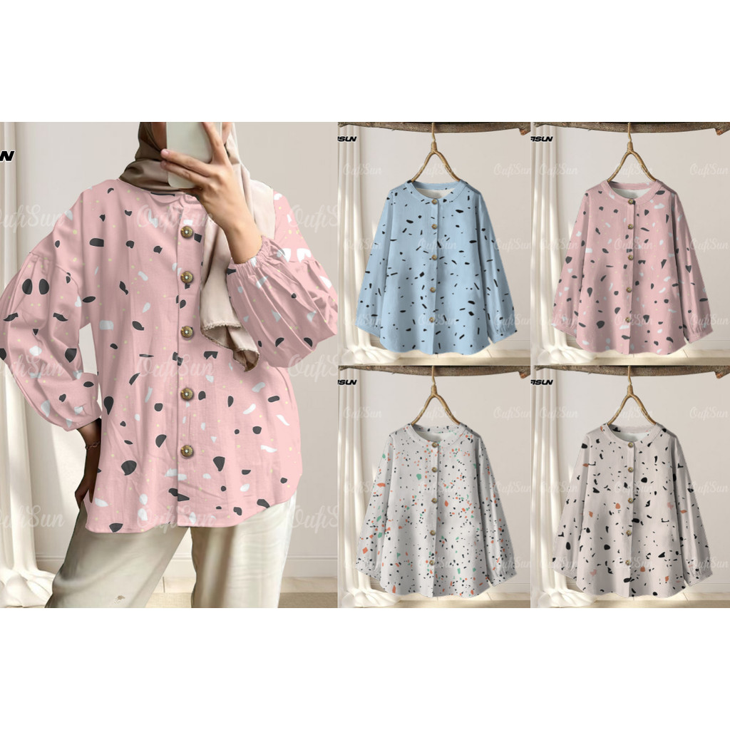 Baju Raya Elegant Women's Shir Icahfa Baju Raya 2025 Baju Plus Size ...