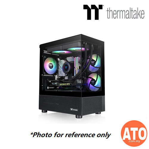 ThermalTake Casing - View 170 TG ARGB (MATX) c/w 3x ARGB Fan (Black ...