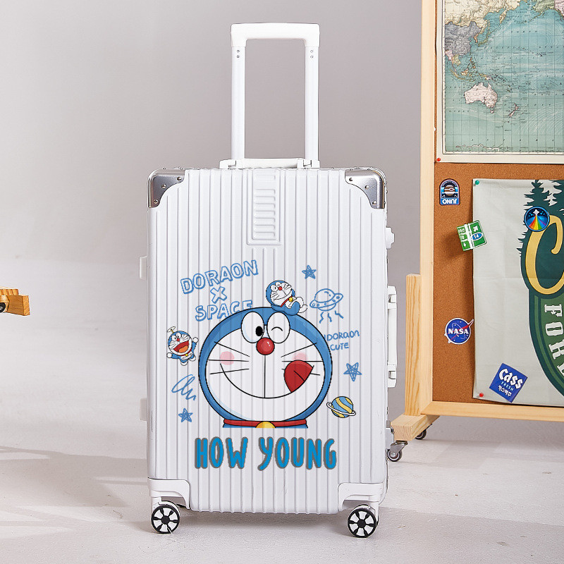 Doraemon suitcase 20 inch cartoon large capacity universal wheel ...