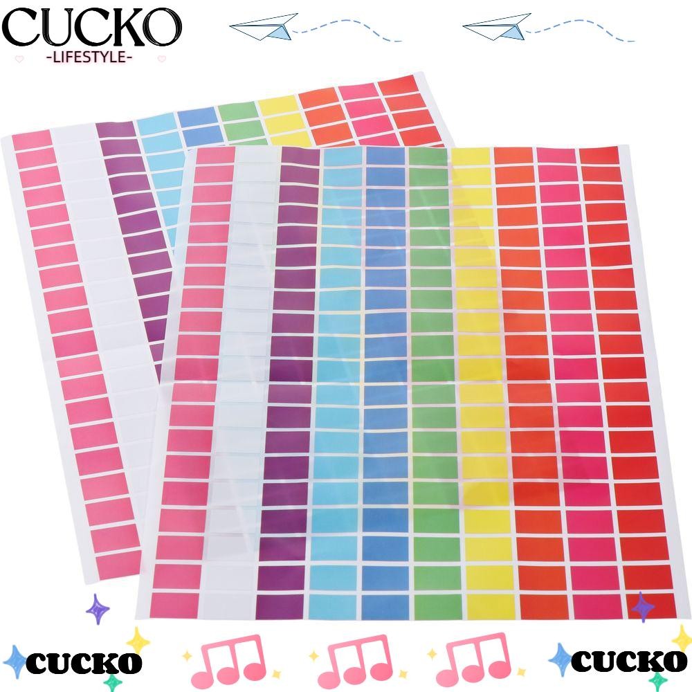 CUCKO 2000PCS Self-adhesive Stickers, 10 Colors Copper Sticker Colored ...